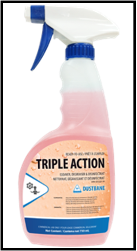 Triple Action RTU Cleaner, Degreaser & Disinfectant 750ml