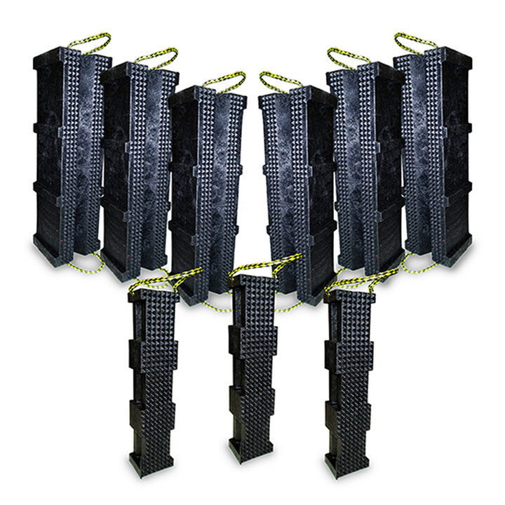 Esco 9 Peice Pyramid Style Cribbing Set (6 x ESC12549 & 3 x ESC12545)